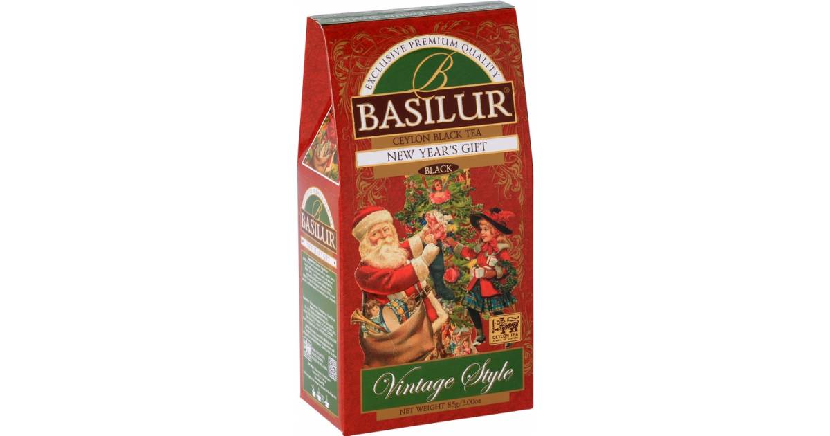 BASILUR Vintage New Year Gift Papierverpackung 85g | MIX-TEE