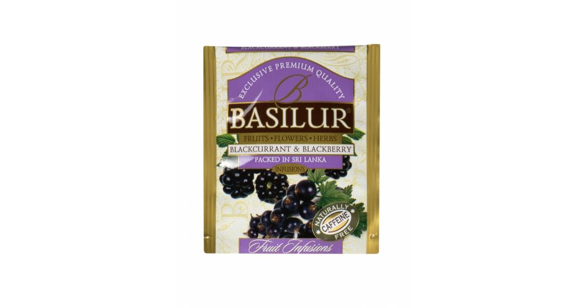 BASILUR Horeca Fruit Blackcurrant & Blackberry Gastro-Teebeutel | MIX-TEE