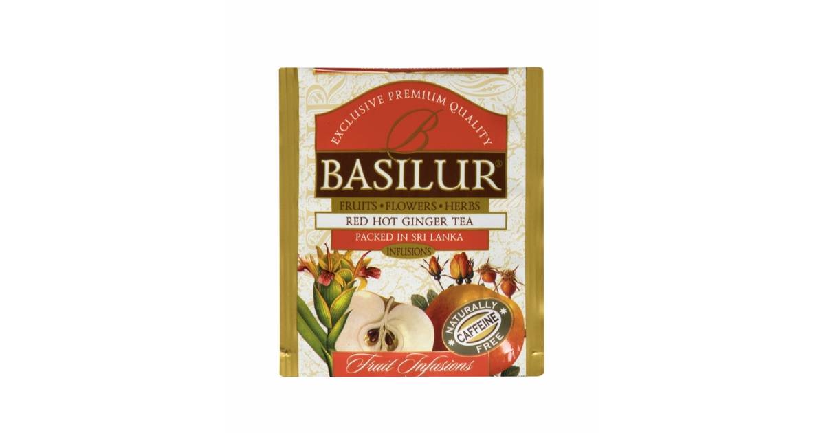 BASILUR Horeca Fruit Red Hot Ginger Gastro-Teebeutel | MIX-TEE
