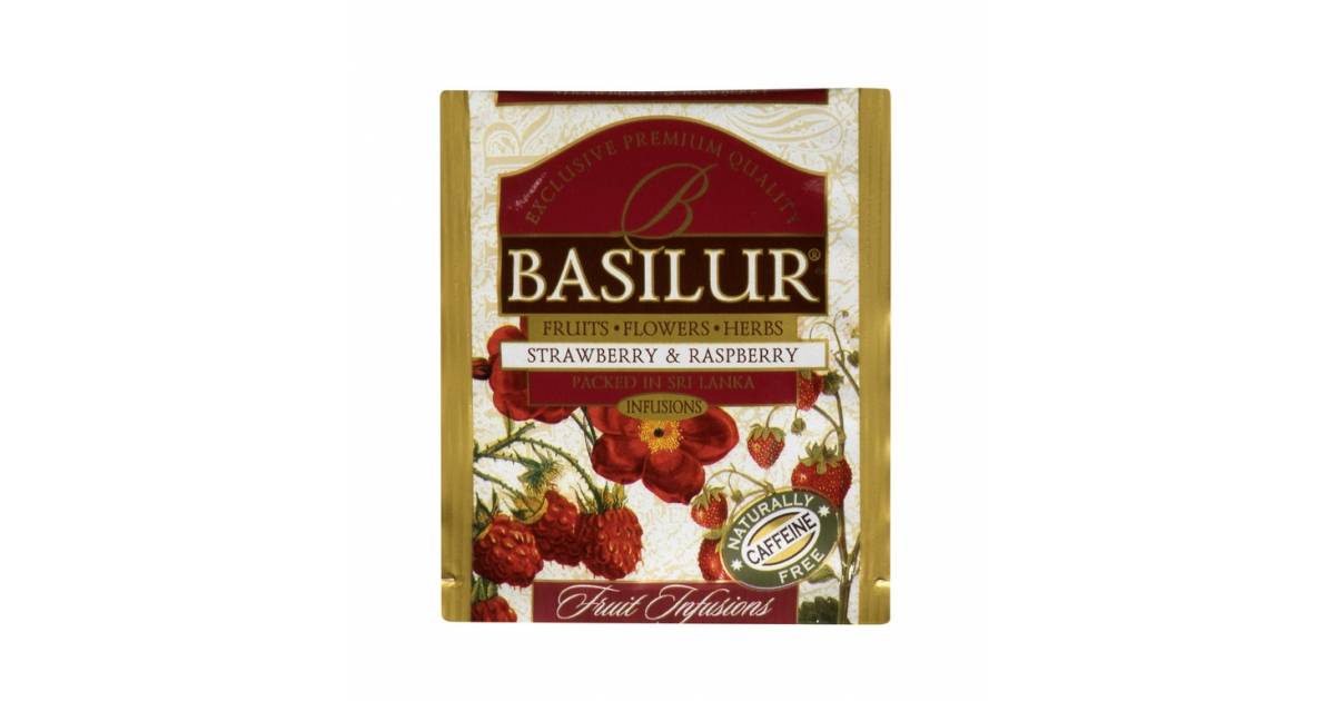 BASILUR Horeca Fruit Strawberry & Raspberry Gastro-Teebeutel | MIX-TEE