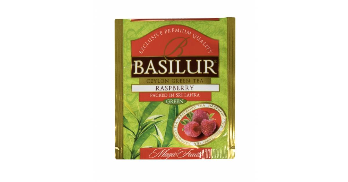 BASILUR Horeca Green Raspberry Gastro-Teebeutel | MIX-TEE