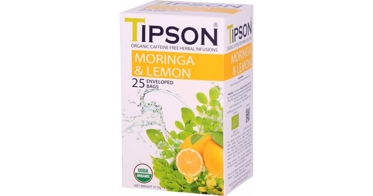 TIPSON BIO Moringa & Lemon Papierverpackung 25x1,5g | MIX-TEE