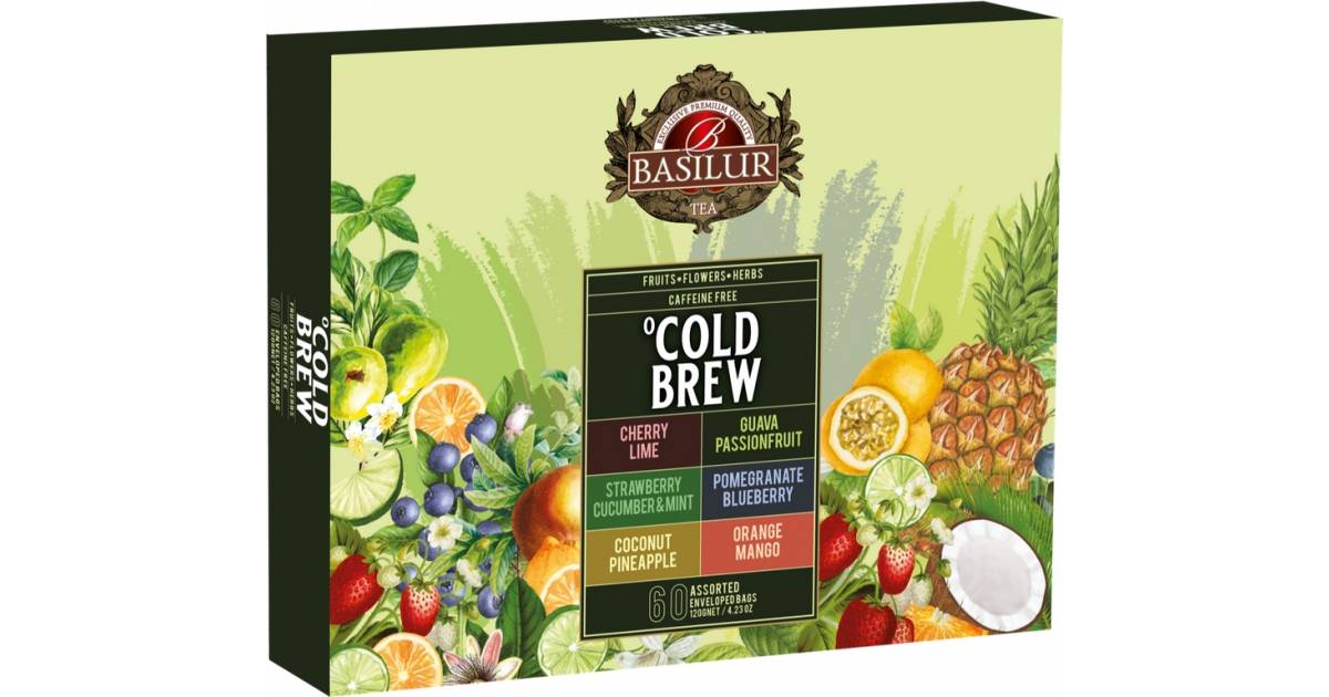 BASILUR Cold Brew Assorted Papierverpackung 60x2g | MIX-TEE