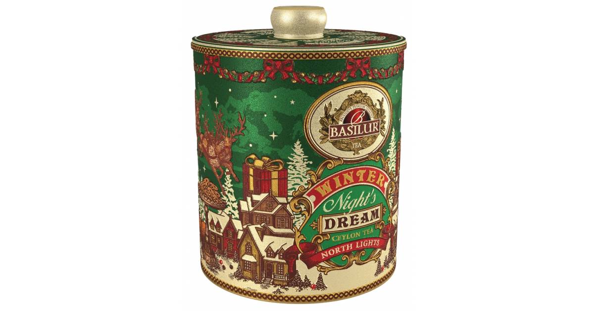 BASILUR Winter Night´s Dream North Lights Blechverpackung 100g | MIX-TEE