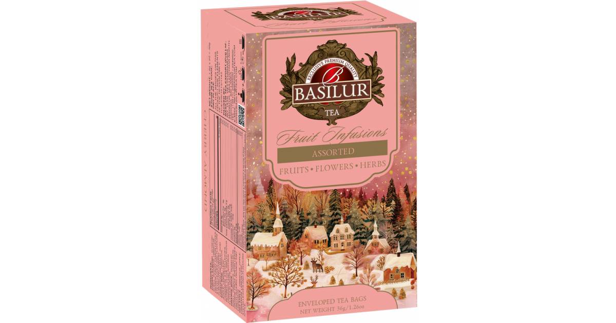 BASILUR Christmas Fruit Assorted Papierverpackung 20x1,8g | MIX-TEE