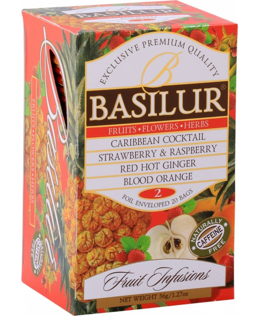 BASILUR Fruit Infusion Assorted 2 Gastro-Teebeutel 25x1,8g | MIX-TEE