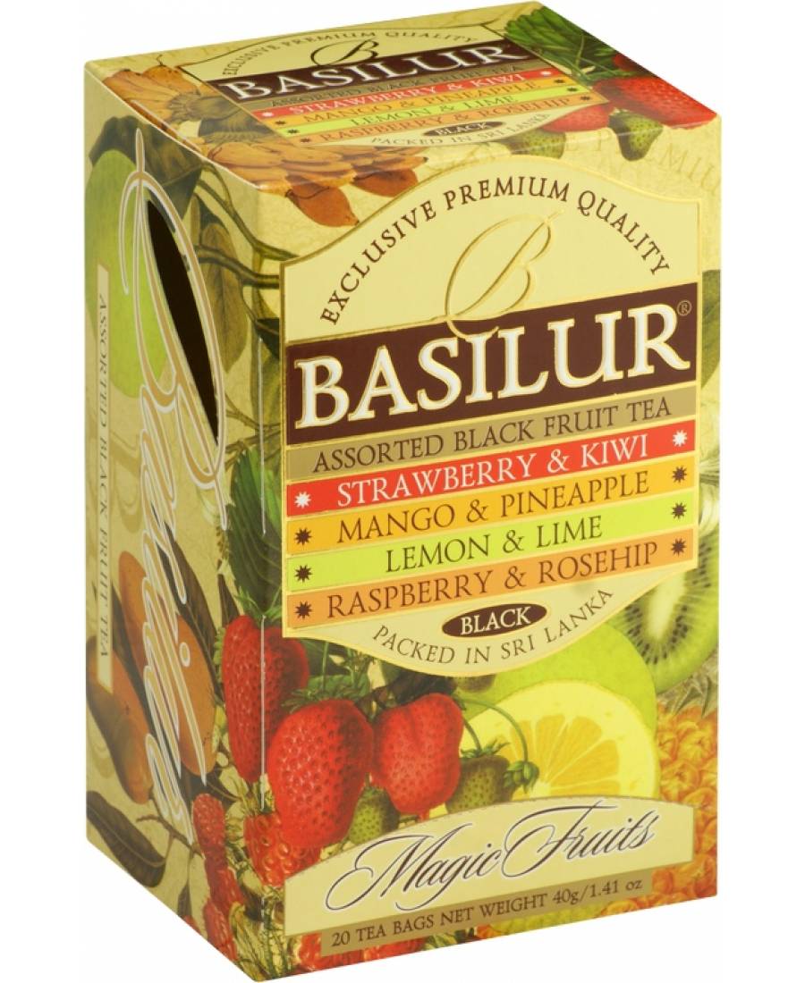 BASILUR Assorted Black Magic Gastro-Teebeutel 5x5x2g | MIX-TEE