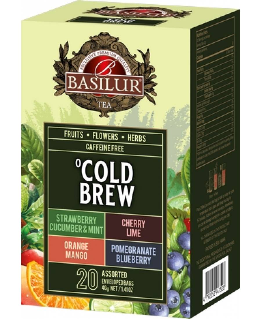 BASILUR Cold Brew Assorted Gastro-Teebeutel 20x2g | MIX-TEE