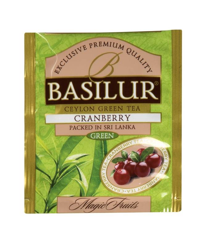 BASILUR Horeca Green Cranberry Gastro-Teebeutel | MIX-TEE